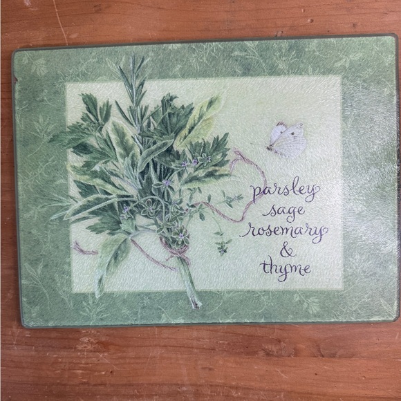 Kitchen | Seeds Of Friendship Glass Tray | Poshmark